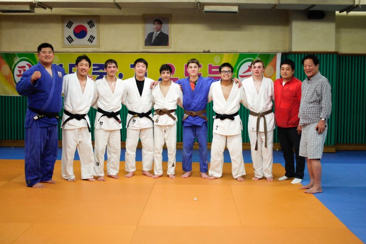 Judo Link - Writing - Visit to Korea Kyung-Min judo school by US Judo ...